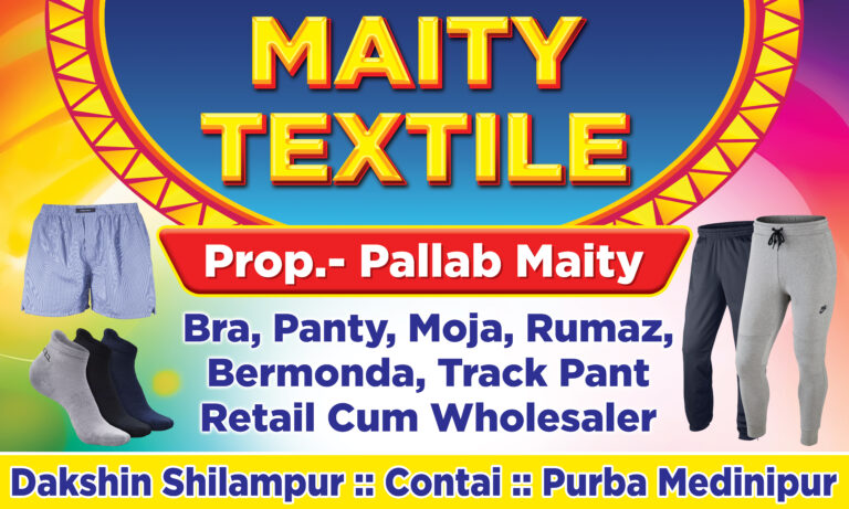 Textile Garments Shop Banner Flex PSD 5x3 » Cdrelements.com